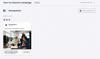 How-to: Extend a campaign